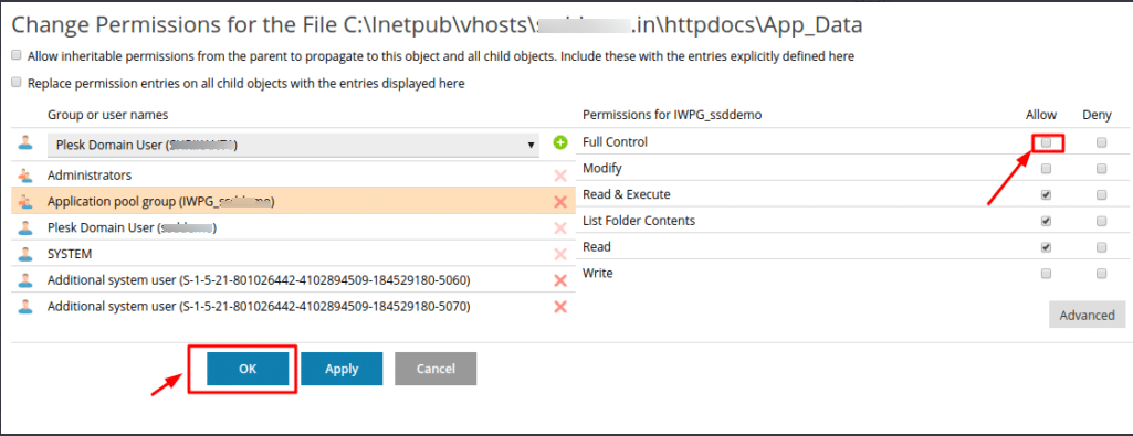 Assign Directory Permissions In Plesk Control Panel Qualispace Knowledge Base